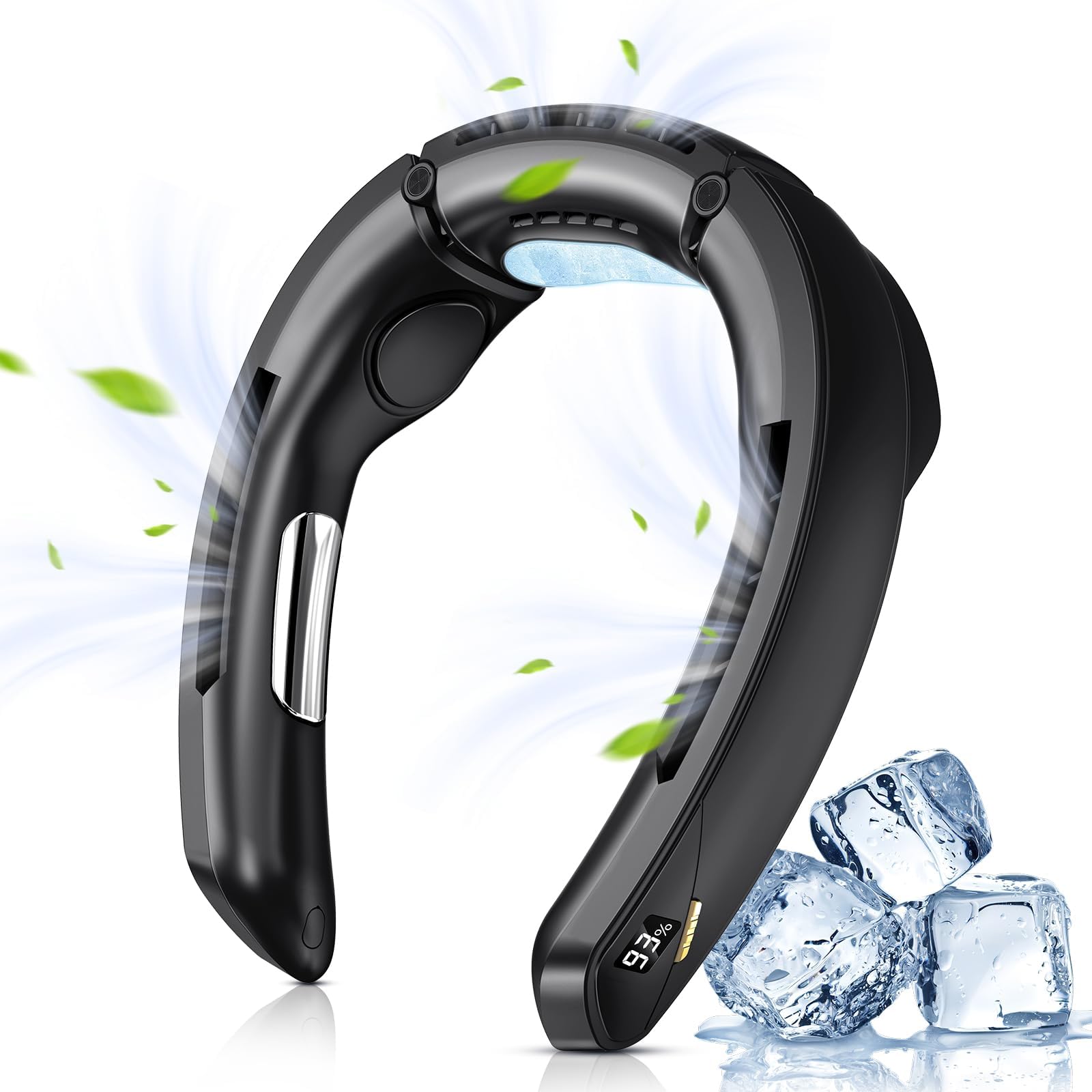 Amazon | 【2024年夏新型上下出風・瞬間冷却ネッククーラー 】首掛け扇風機 RUSEPIN ネックファン 冷却プレート ペルチェ素子 ...