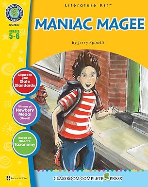 Amazon.com: Maniac Magee - Literature Kit Gr. 5-6 - Classroom Complete ...