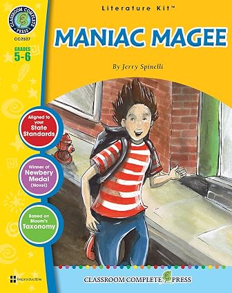 Amazon.com: Maniac Magee - Literature Kit Gr. 5-6 - Classroom Complete ...