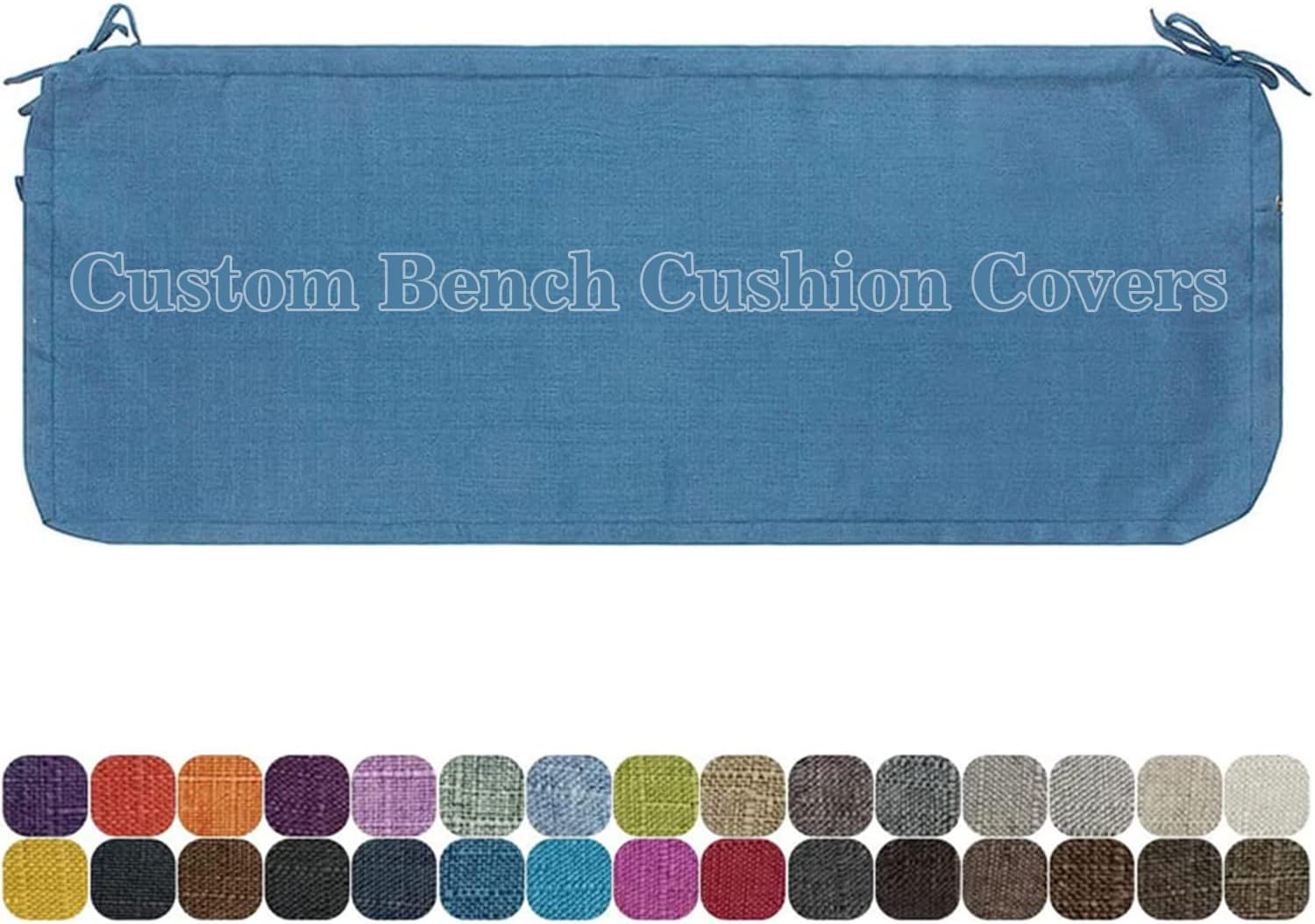 Amazon.com: RCDPK Custom Bench Cushion Covers, Replacement Bench Pads ...