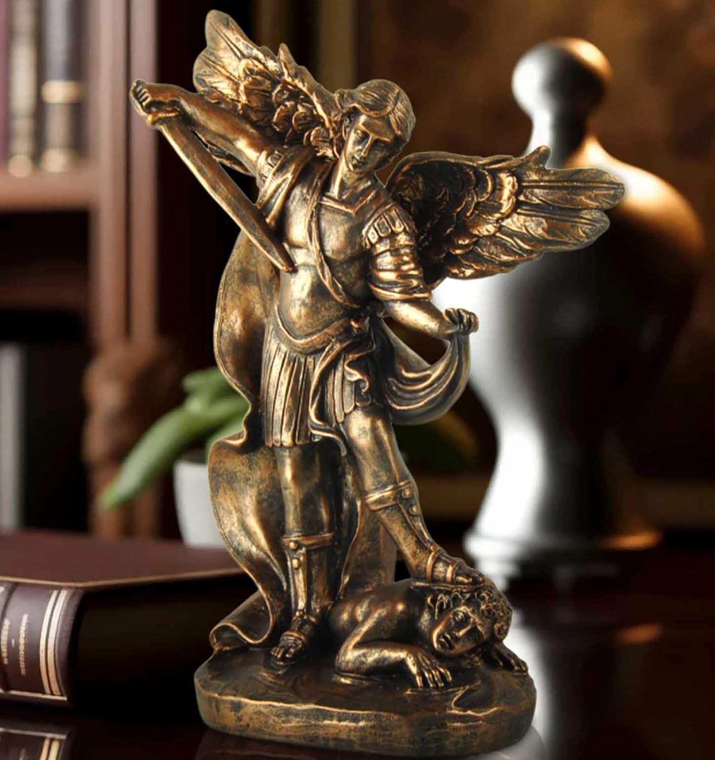 Amazon.com: 7.48inch San Miguel Archangel Statue - St Michael The ...