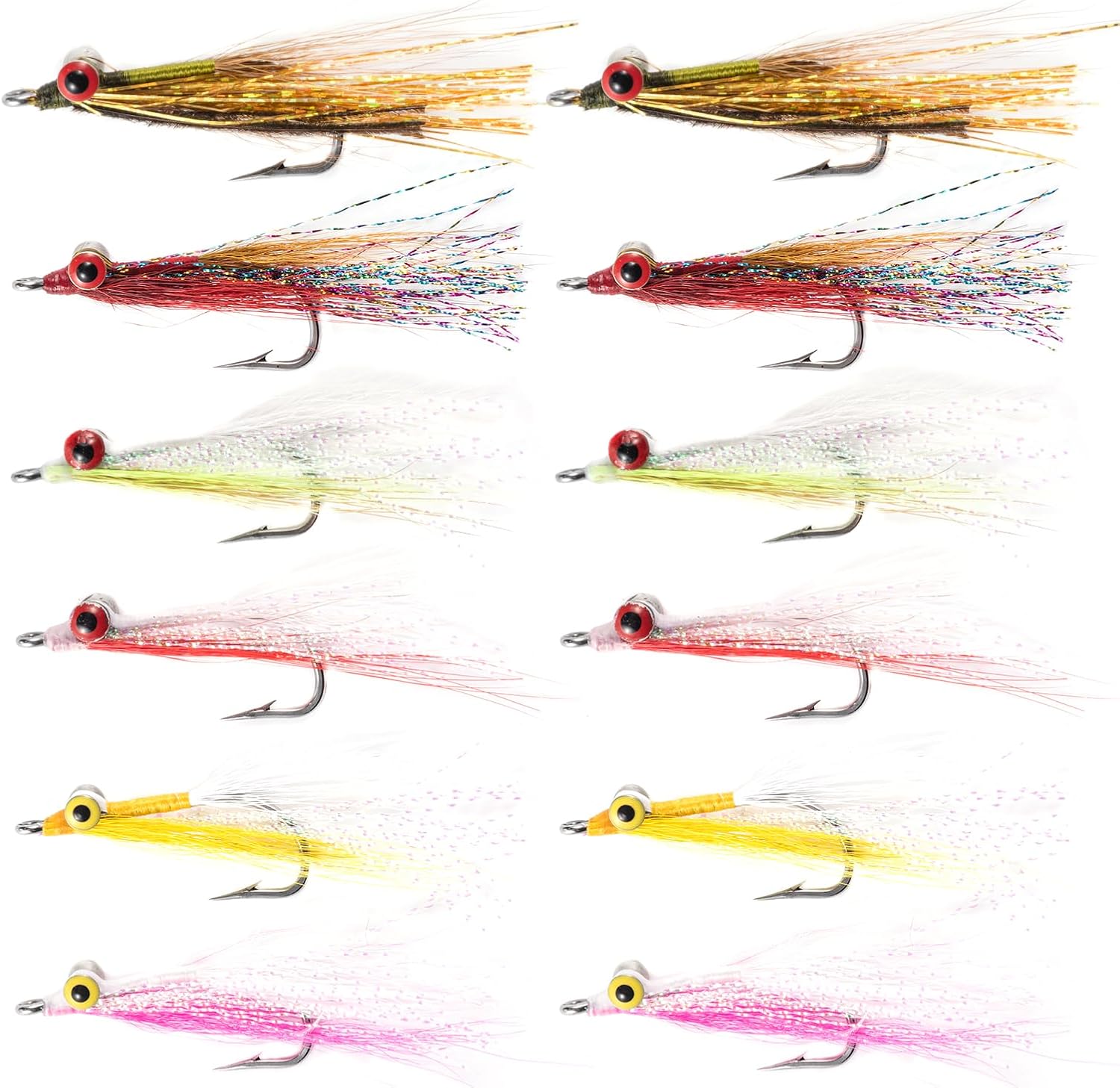 Amazon.com : Fly Fishing Flies Dry Flies Lures - 12Pcs Fly Fishing ...