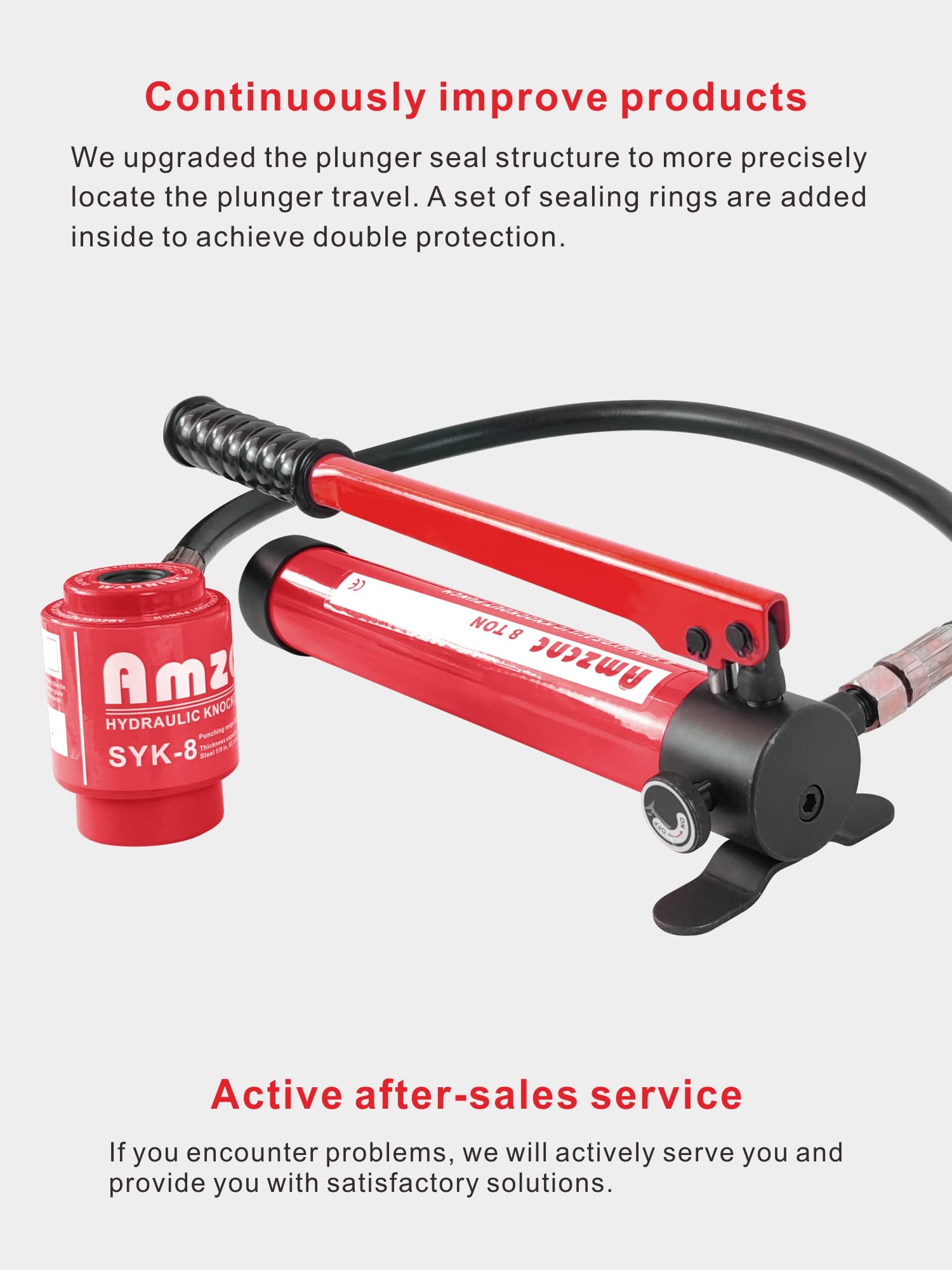Snapklik.com : AMZCNC 8T Hydraulic Knockout Hole Punch Set - Electrical ...