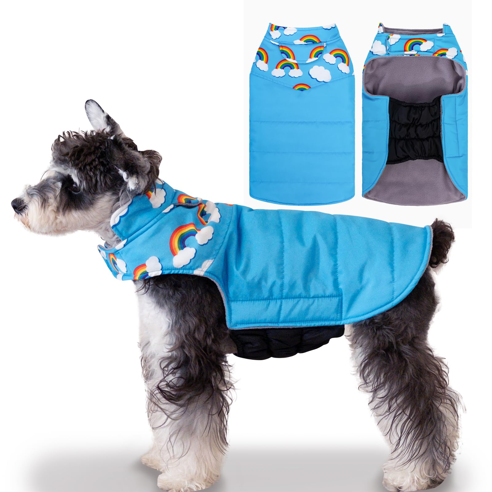Amazon.com : Unipup Cozy Waterproof Thick Dog Winter Coat Doggie Jacket ...