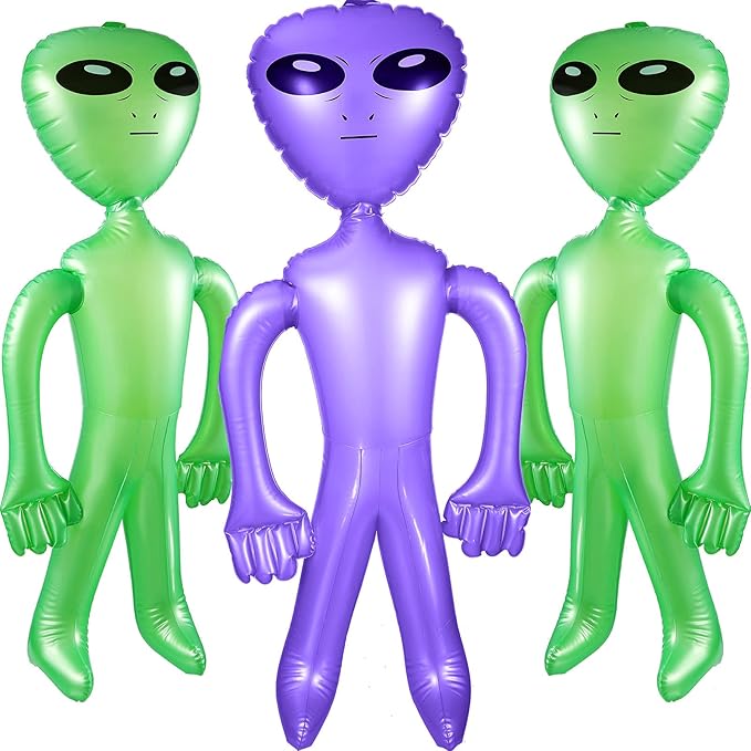 Amazon.com: BBTO 3 Pcs Alien Inflates Inflatable Jumbo Alien Blow up ...
