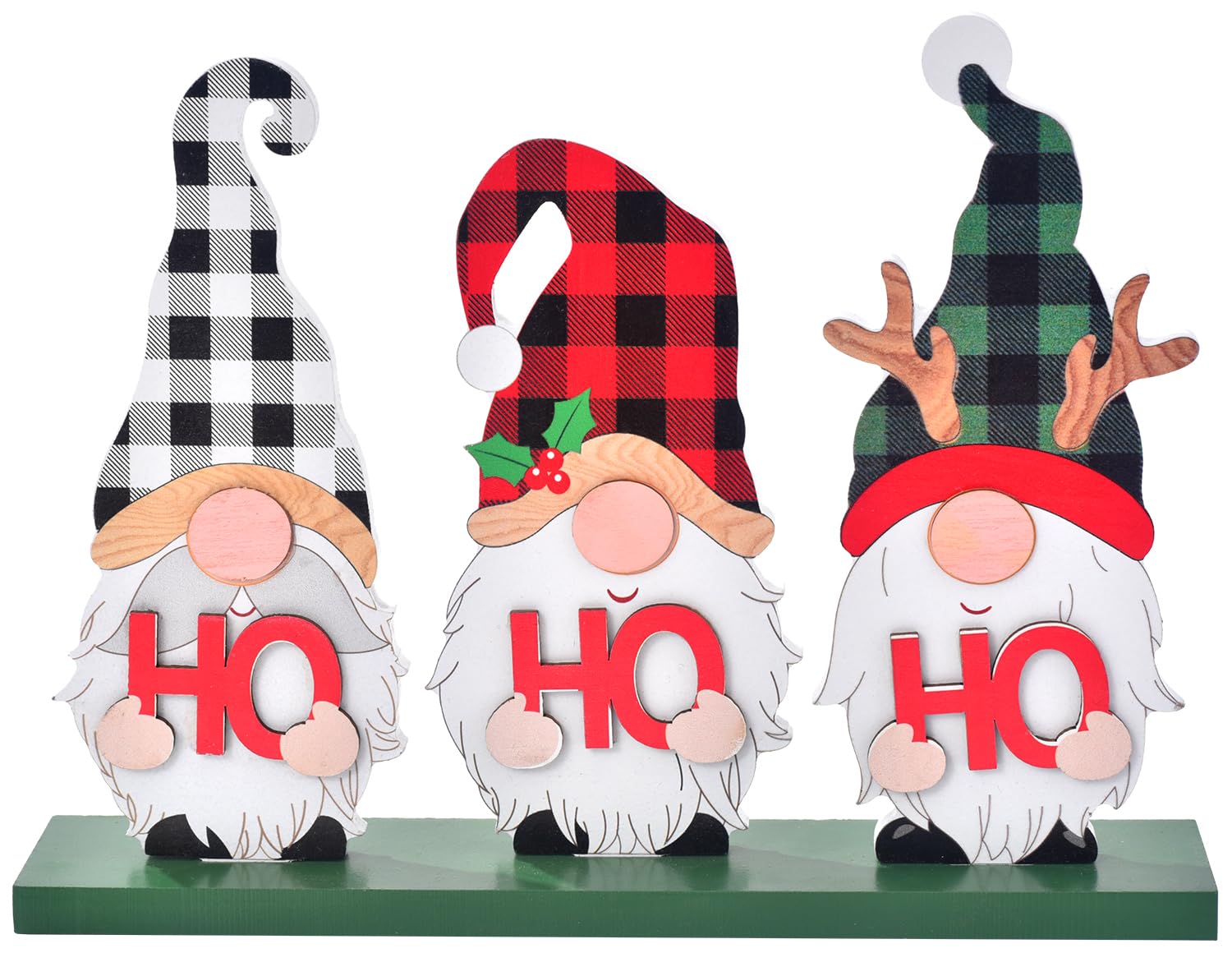 Amazon.com: Ovootok Christmas Decoration for Home, Rustic Wooden Merry ...