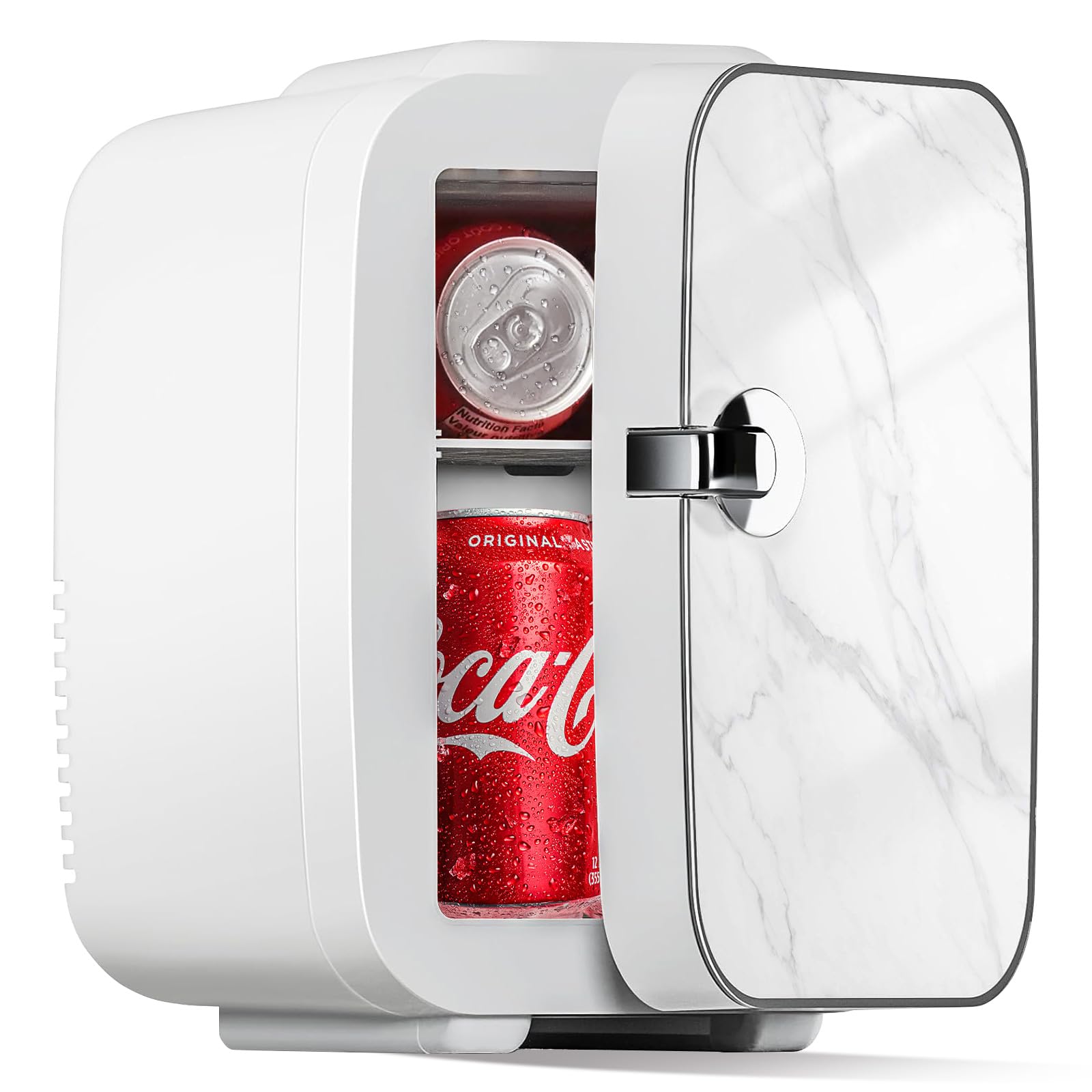 Amazon.com: Zibbizo Upgraded Mini Fridge Small Portable Refrigerator ...