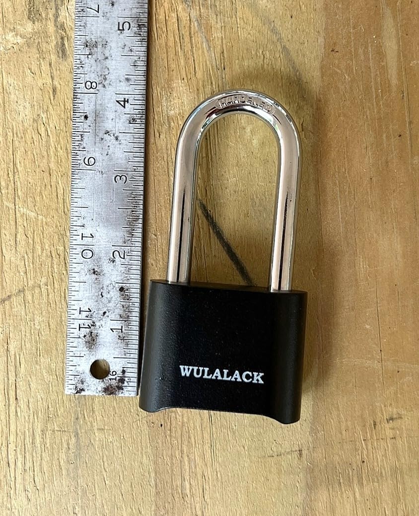 $2/mo - Finance WULALACK Combination Lock, Heavy Duty Weatherproof Lock ...