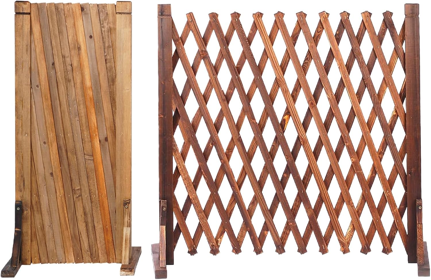 Amazon.com : tonchean 27.55 Inch Retractable Fence Outdoor Set of 2 ...
