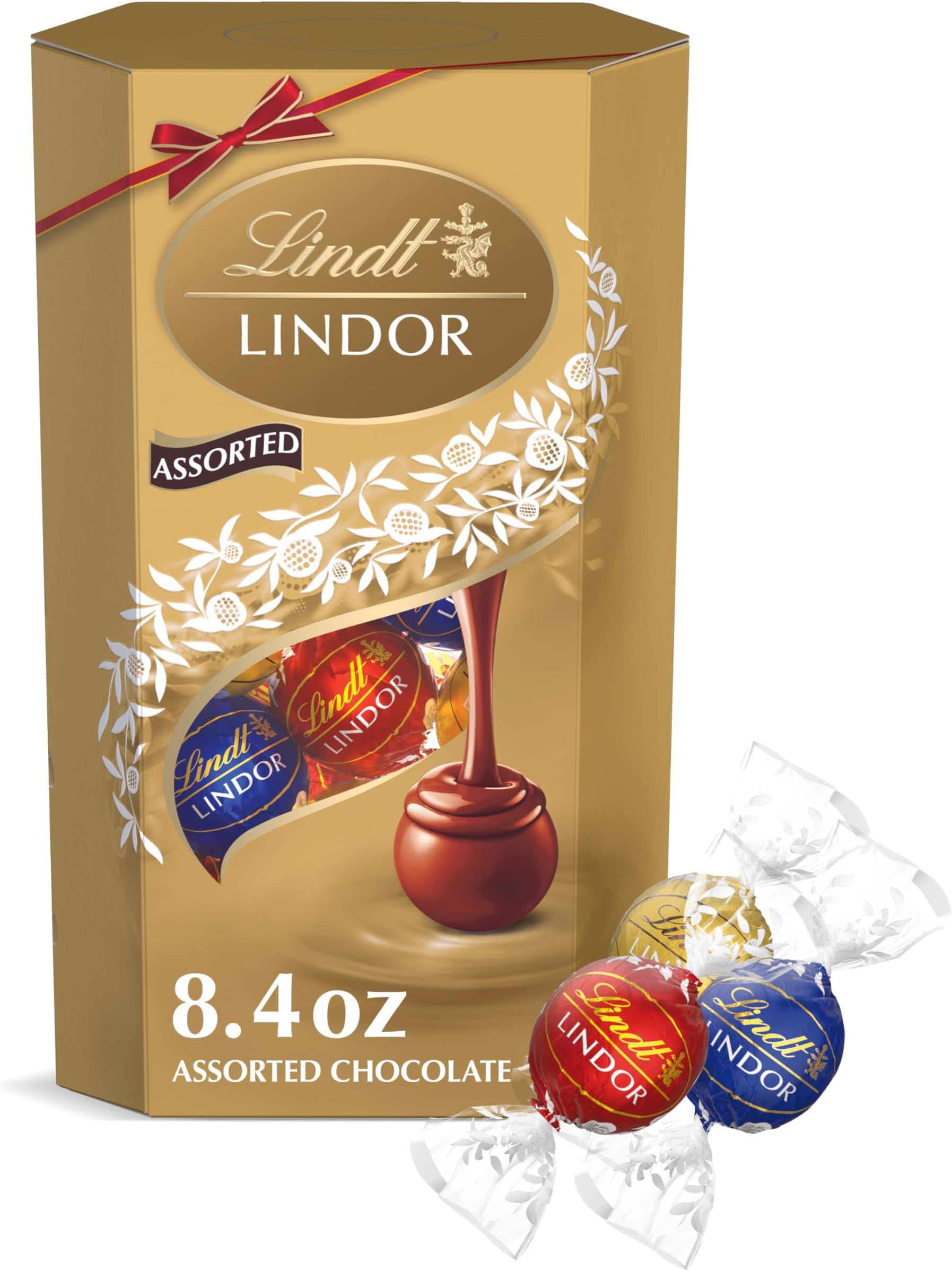 Amazon.com: Lindt LINDOR Spring Neapolitan White Chocolate Truffles ...