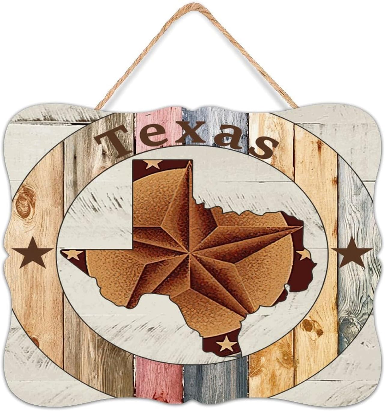 Amazon.com : Farmhouse Table Decor Wood Sign Plaque Texas Lone Star ...