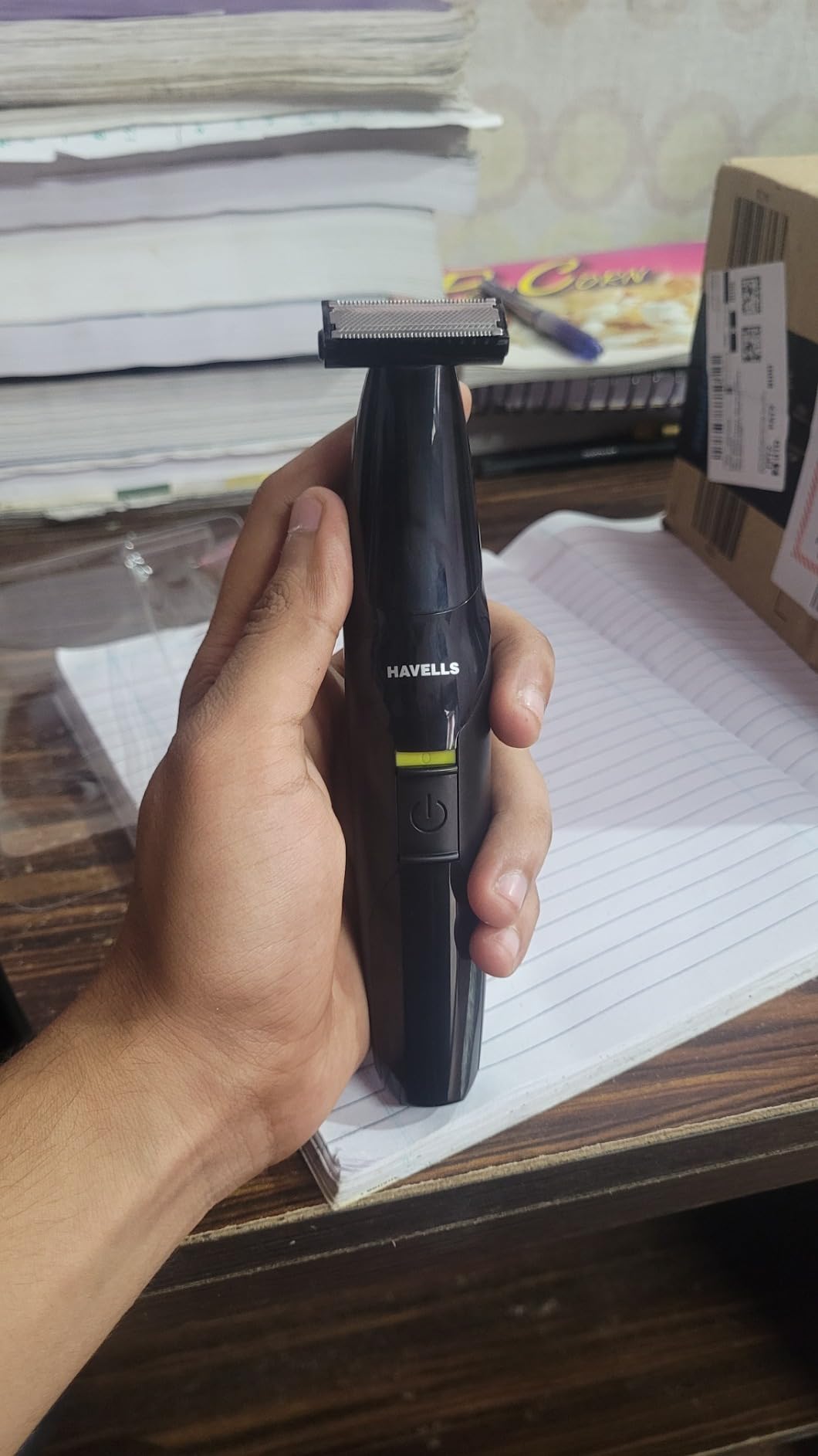 Havells ST8000 Shimmer plus, 5 in 1 rechargeable Dual-Blade Shaver cum ...