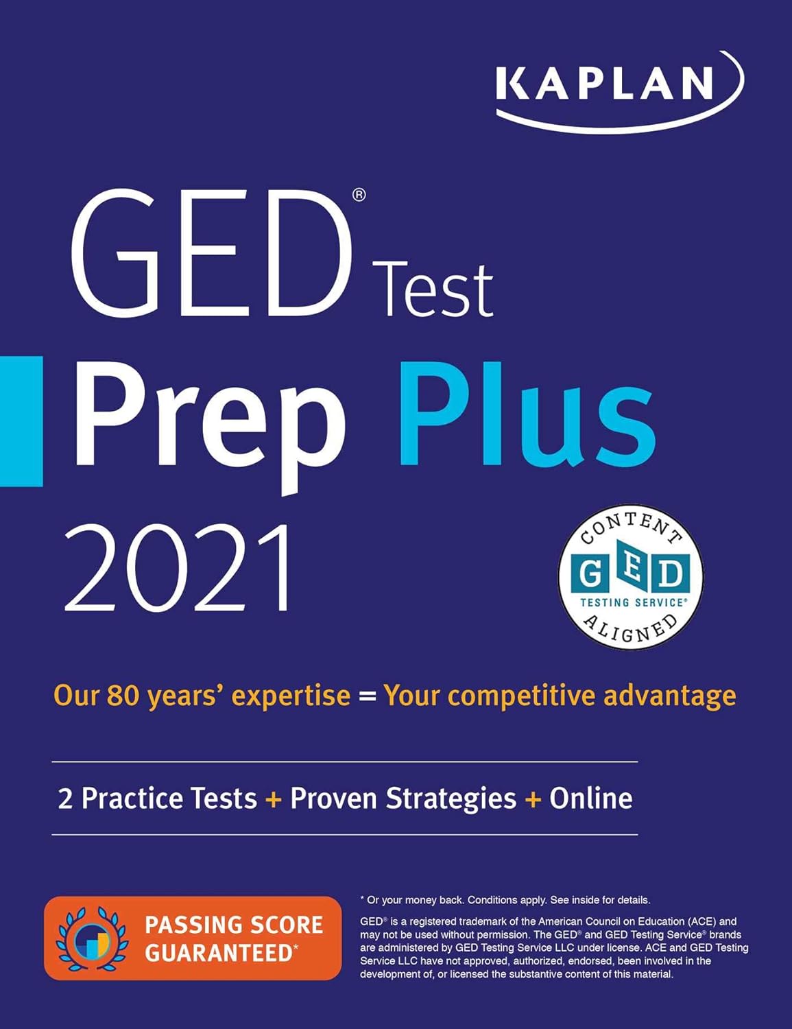 GED Test Prep Plus 2021: 2 Practice Tests + Proven Strategies + Online ...