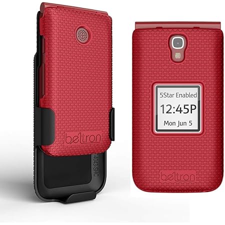Amazon.com: Case with Belt Clip for GreatCall Lively Flip, Jitterbug ...