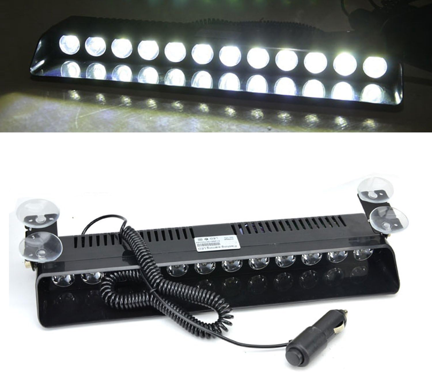Amazon.com: PACASK 12 LED Windshield Warning Light 12W 12V Dashboard ...