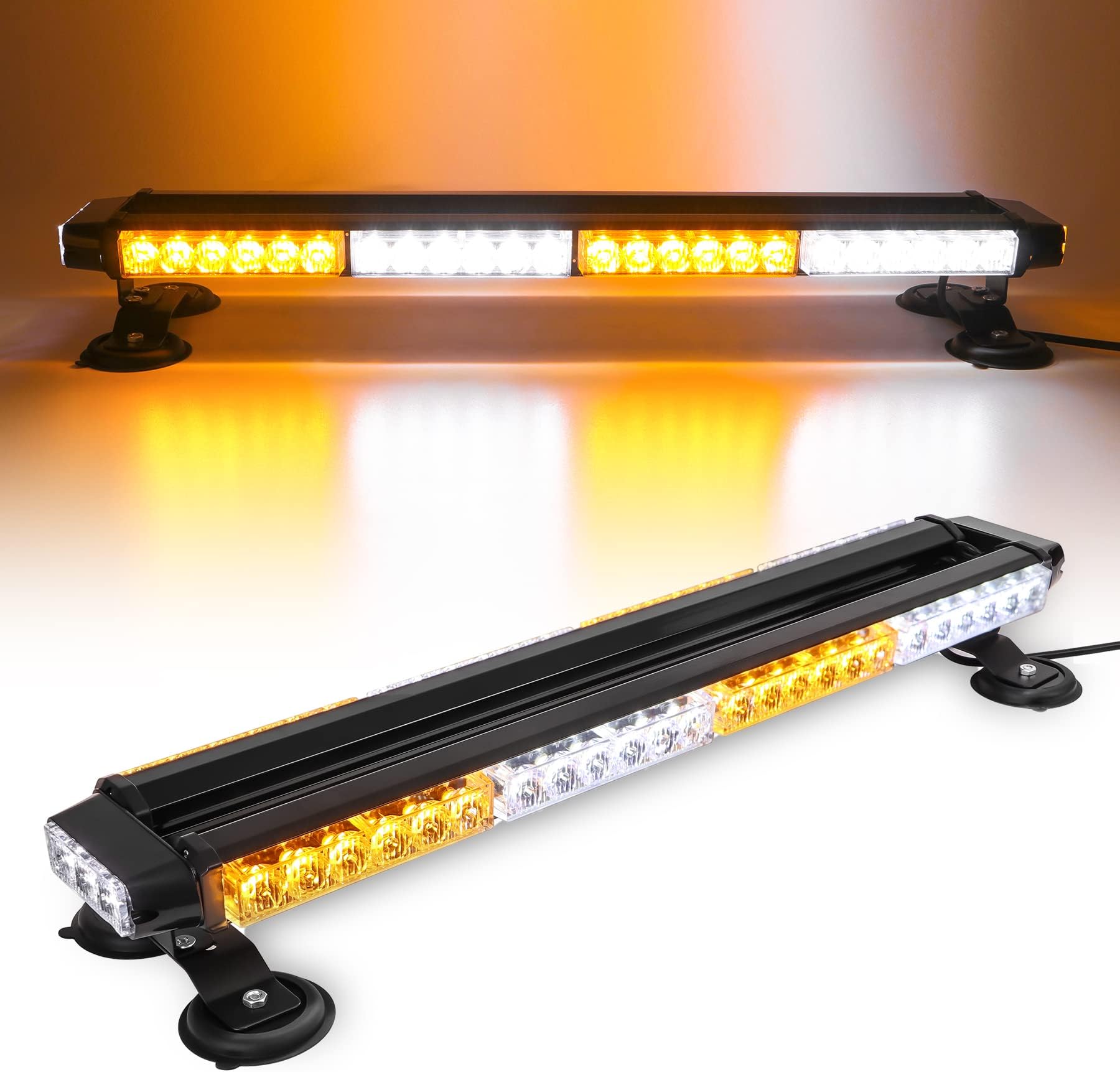Amazon.com: CUMART 26.5" 54 LED Automotive Rooftop Beacon Light Bar ...