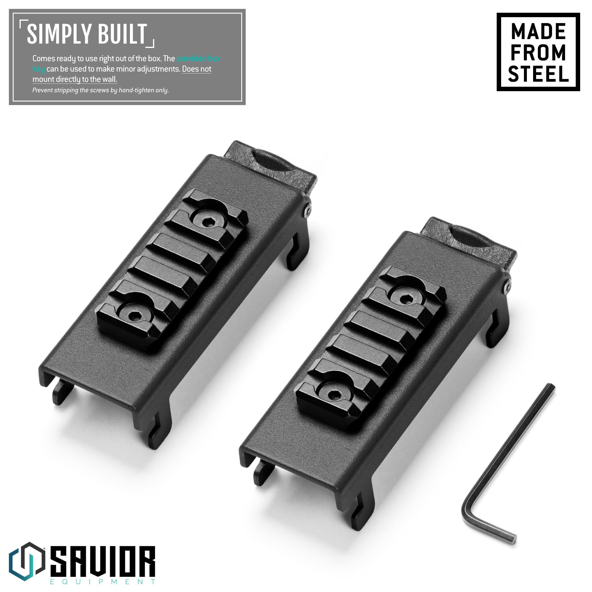 Snapklik.com : Savior Equipment Wall Rack System Heavy-Duty Steel ...