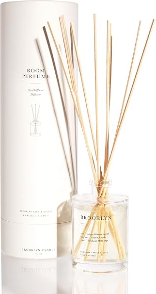 Amazon.com: Brooklyn Candle Studio Reed Scent Diffuser - Brooklyn - Relaxing Oil Diffuser, Sage ...