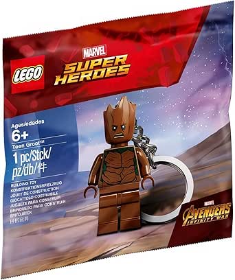 LEGO Teen Groot Keychain - Avengers Infinity War : Amazon.com.mx ...
