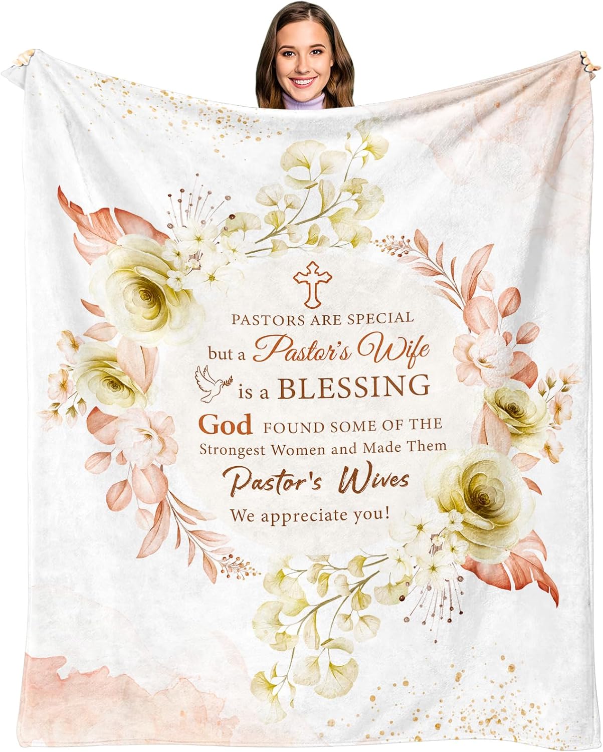 Amazon.com: Sunhygge Pastor Wife Appreciation Gifts for Women Blanket ...