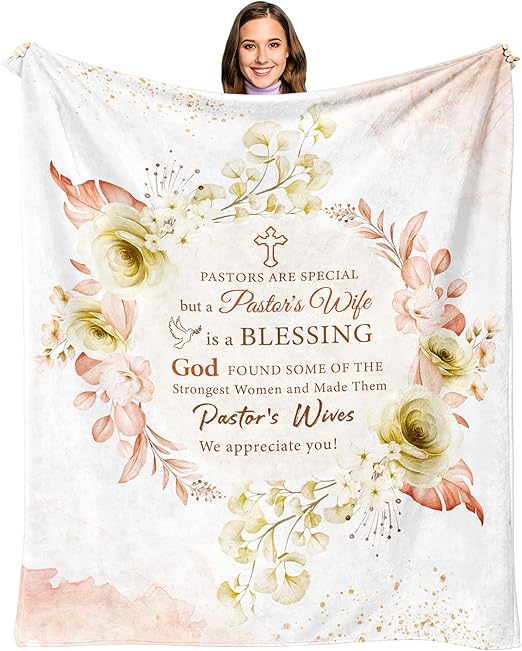 Amazon.com: Sunhygge Pastor Wife Appreciation Gifts for Women Blanket ...
