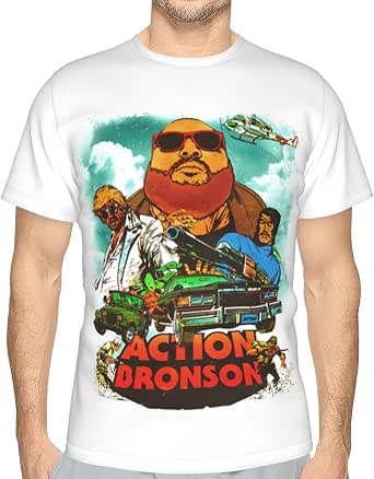 Action Rapper Bronson Singer T Shirt Mens Classic Sports Tee Crew Neck ...