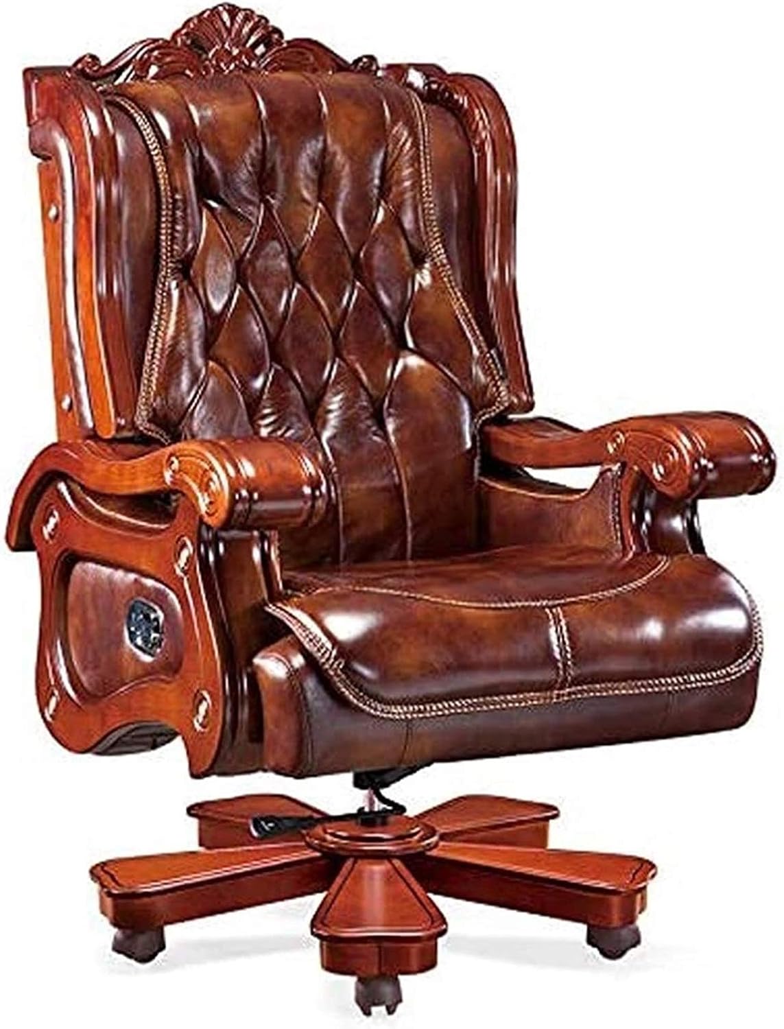 Luxury Executive Office Chair Managers Desk Chair, Reclining Office ...