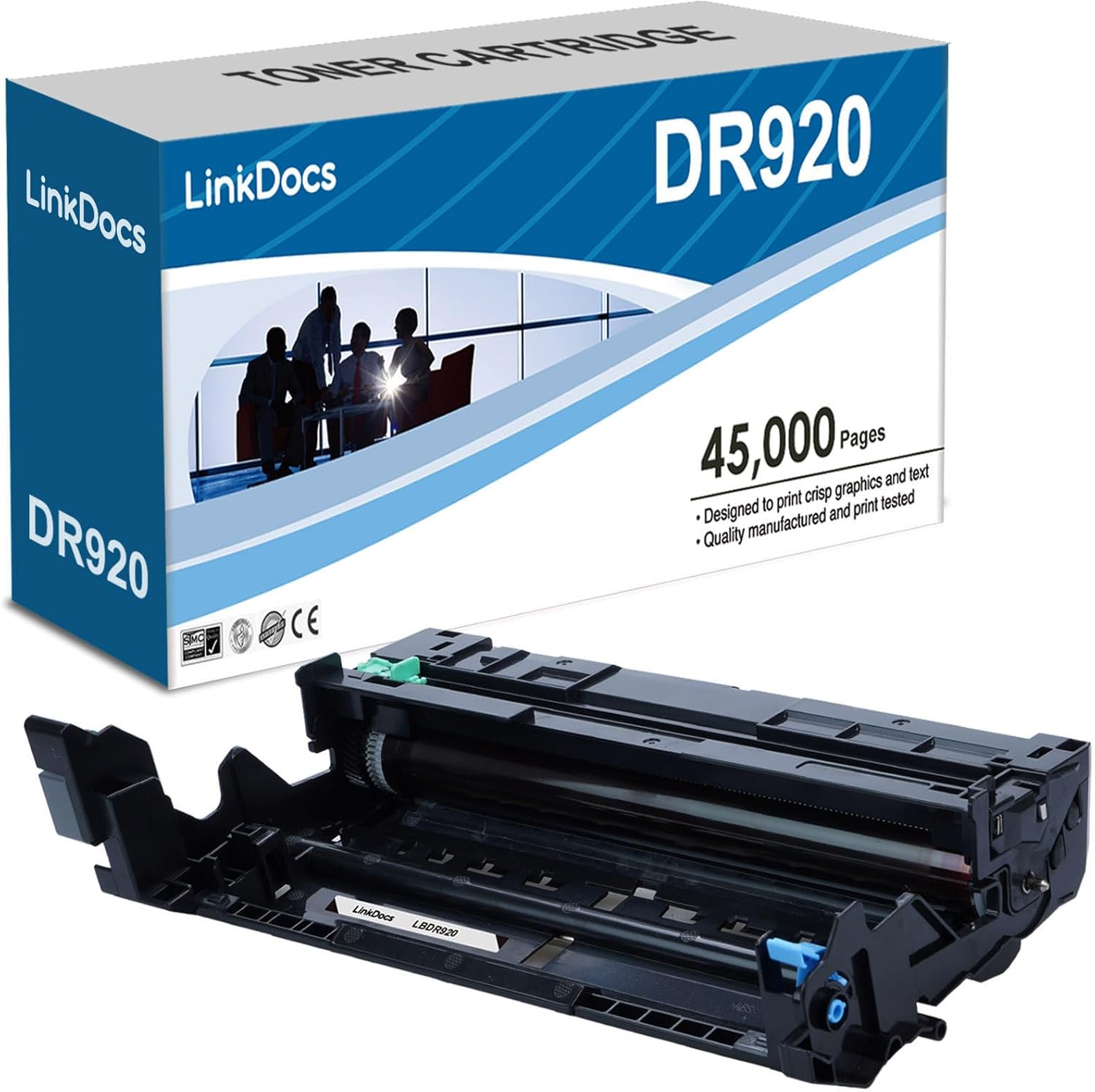 Amazon.com: LinkDocs DR920 High Yield Imaging Drum Unit Replacement for Brother DR-920 DR 920 to ...