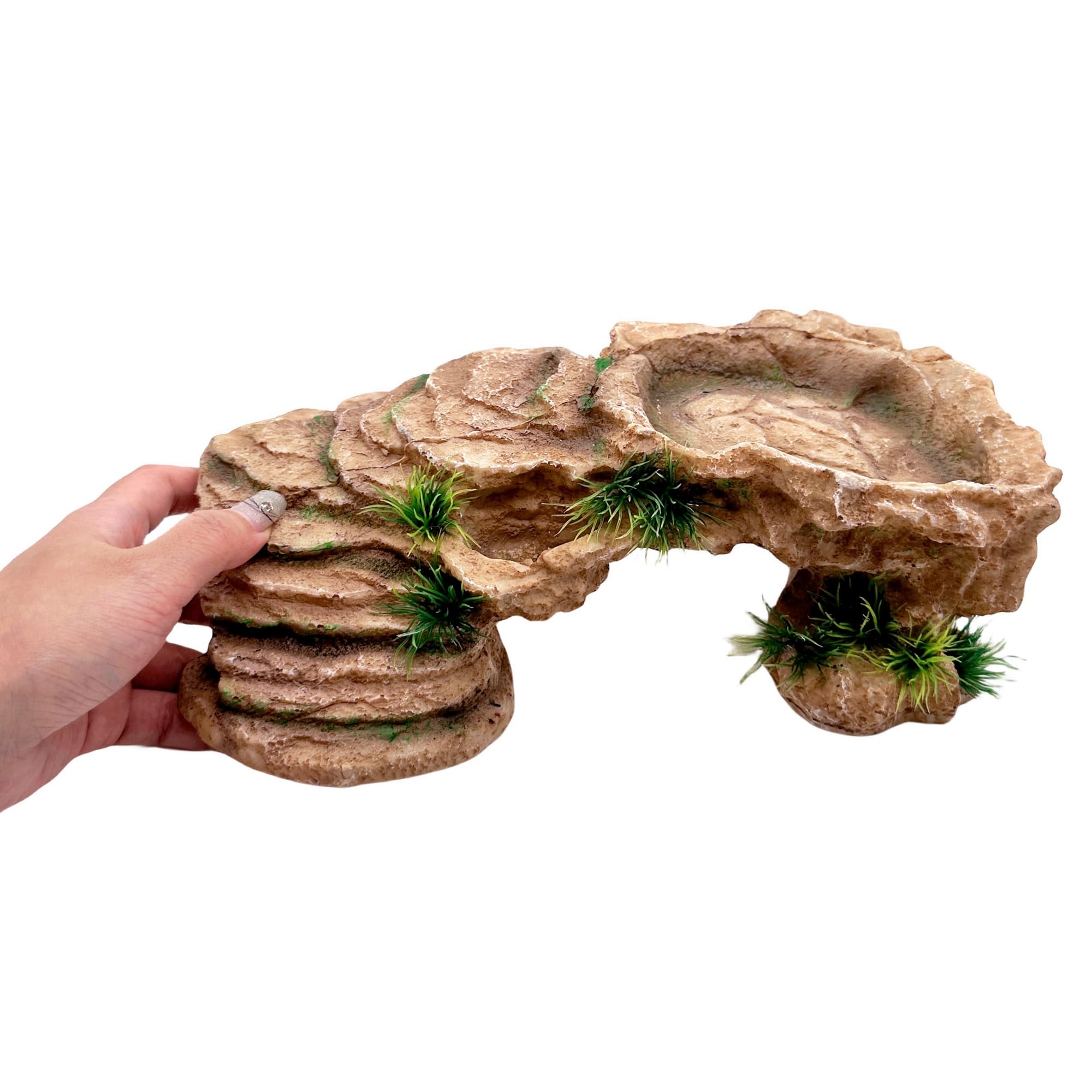M2cbridge Reptile Hide Resting Step Ledge Cave Hideout Turtle Basking ...