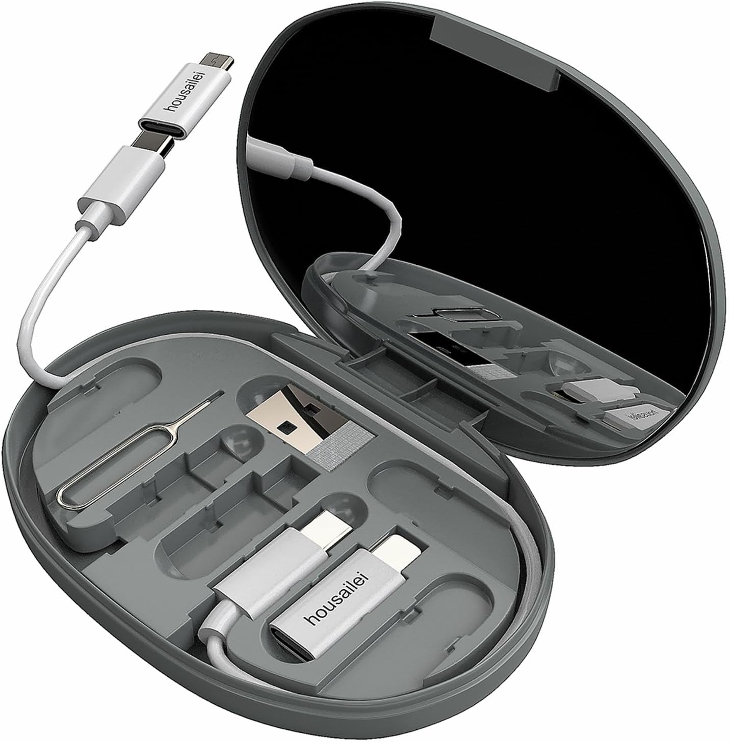 Amazon.com: housailei USB Adapter OTG Cable Kit/C-C Cable/C-Micro/C-IP ...