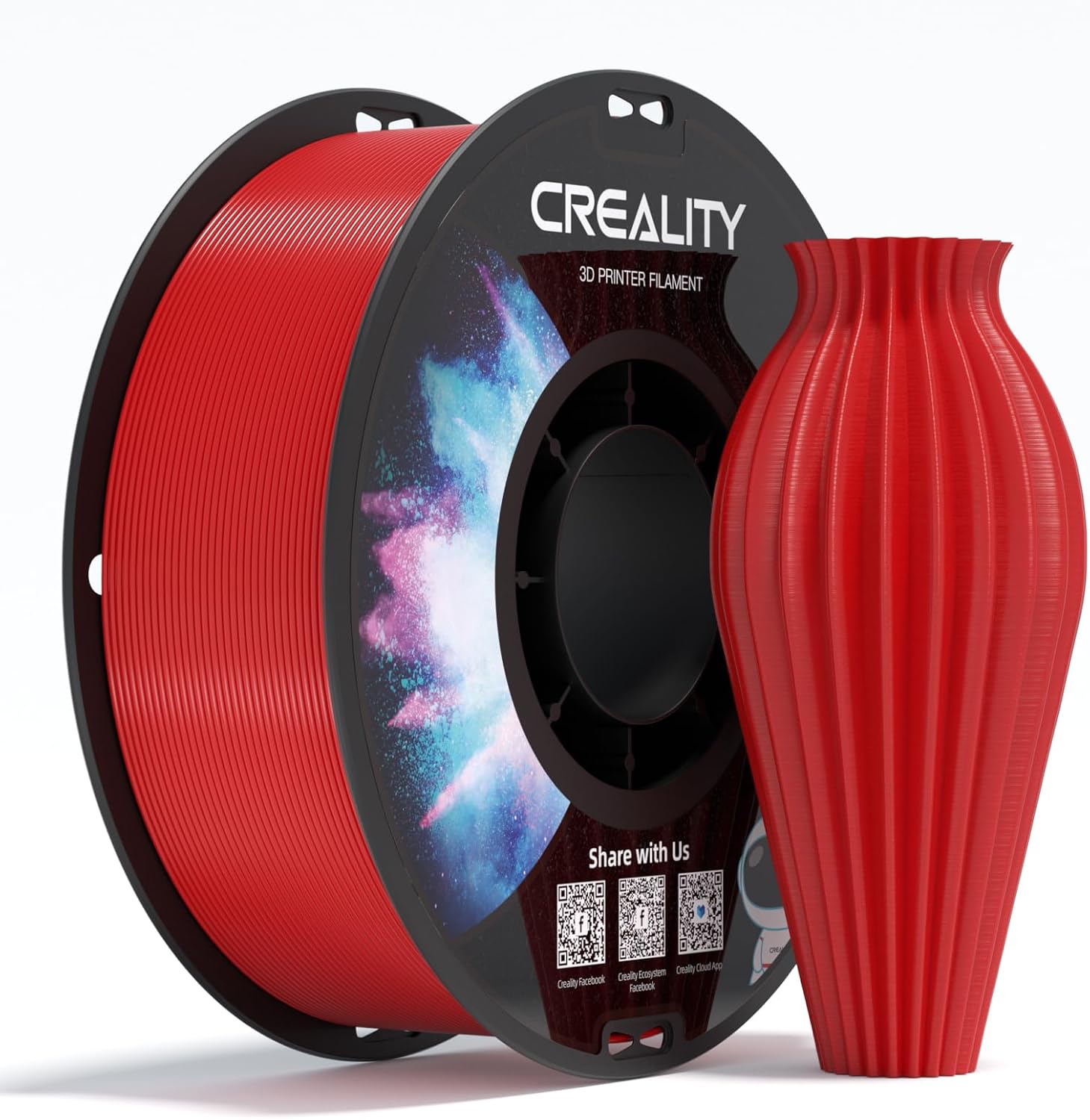 Creality PETG Filament 1.75mm, 3D Printer Filament, Excellent Toughness ...