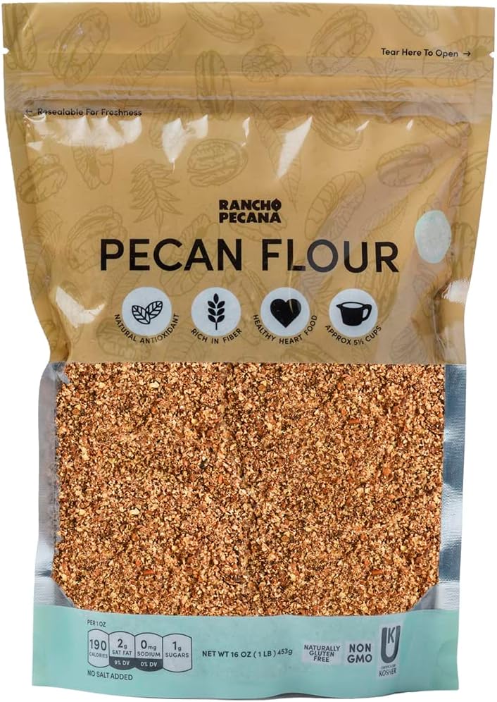 Amazon.com : RANCHO PECANA - Natural Pecan Flour, 1 LB, non-GMO, Grain ...
