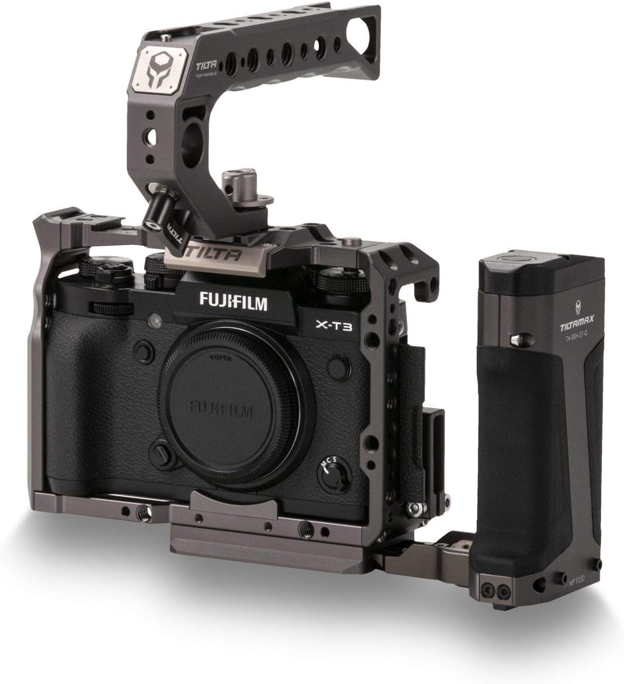 Amazon.com : Tilta Camera Cage X-T3 Kits Tiltaing Rig TA-T03-B-G Tilta ...