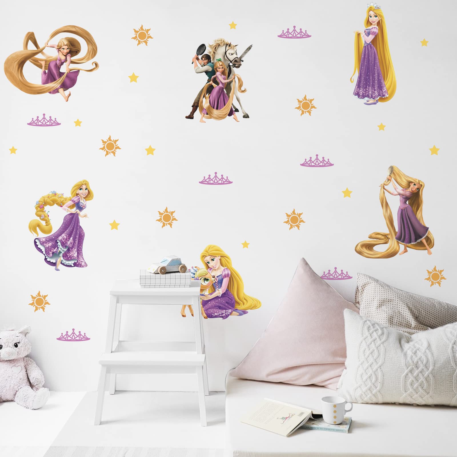 Tangled Rapunzel Wall Stickers