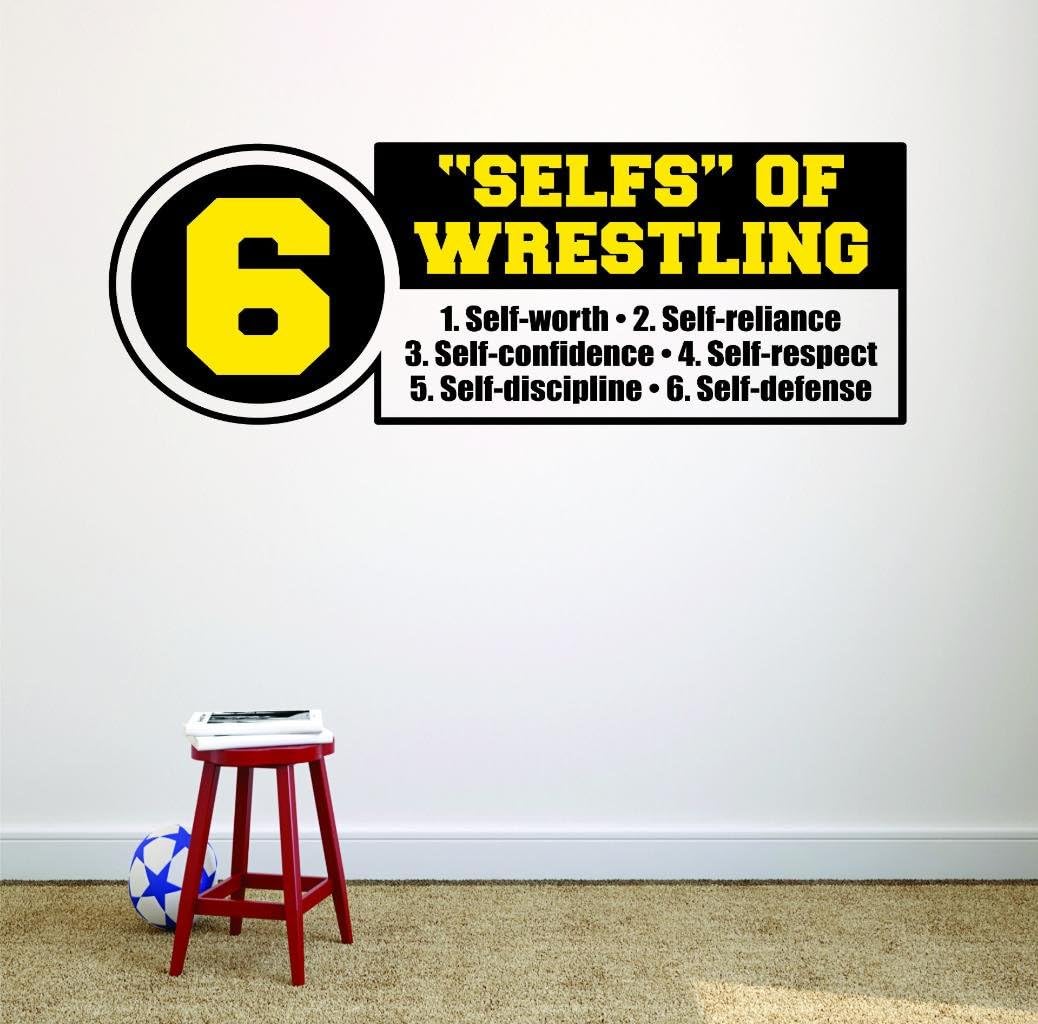 Amazon.com: Vinyl Wall Decal Sticker : 6 Selfs of Wrestling 1. Self ...