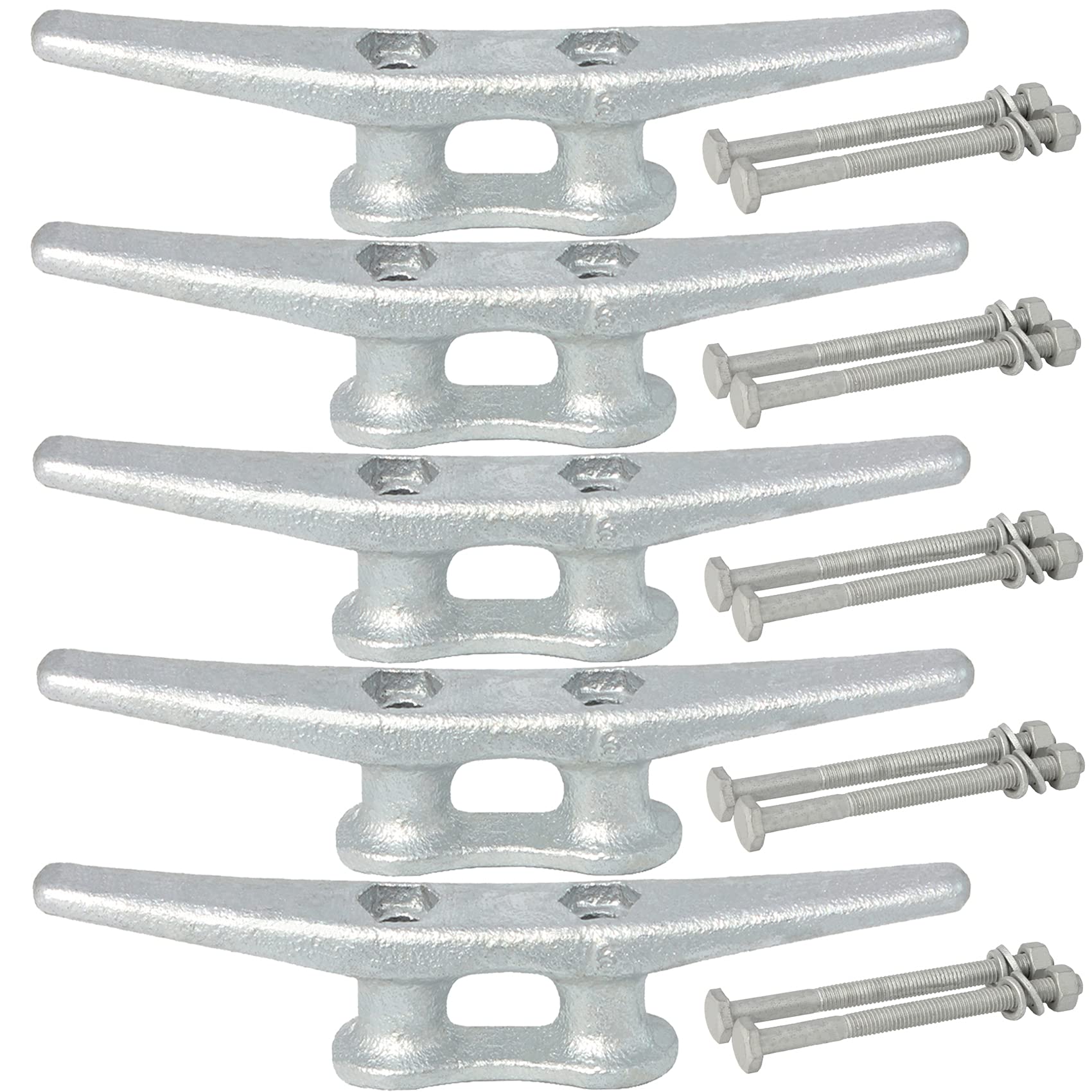 Snapklik.com : VEITHI Dock Cleats 6 Inch 5 Pack - Hot Dipped Galvanized ...