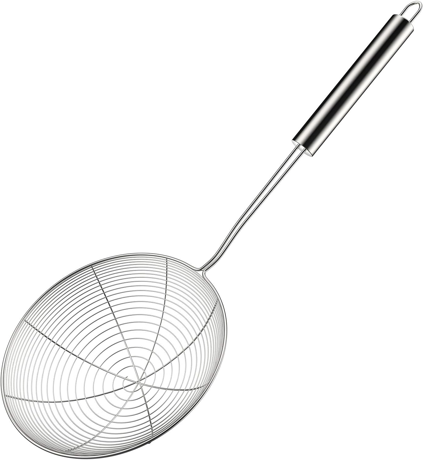 Amazon.com: Stainless Steel Spider Strainer Spaghetti Strainer Ladle ...