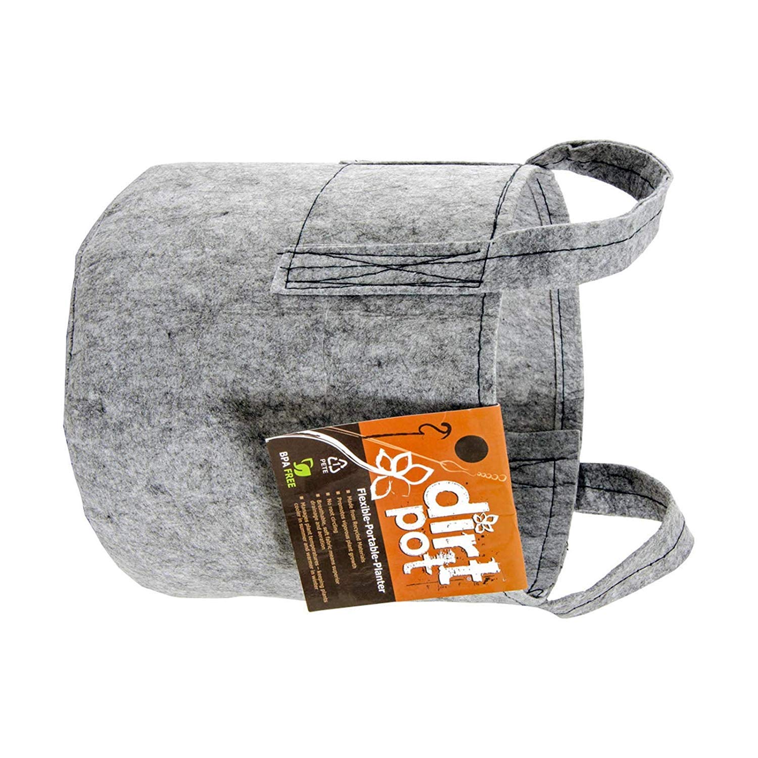 Snapklik.com : Hydrofarm HGDB25 Dirt Pot Flexible Portable Planter