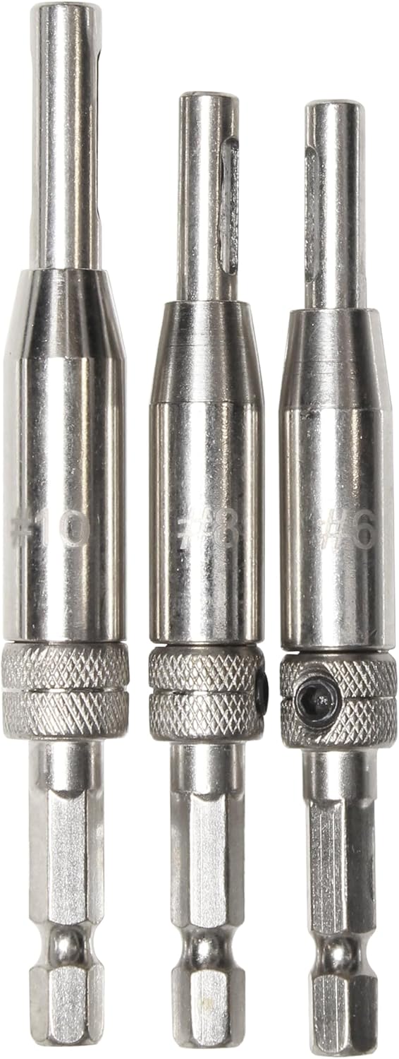 Mayhew Bestway Tools B58519 Self-Centering Hinge Bit Set, 3-Piece ...