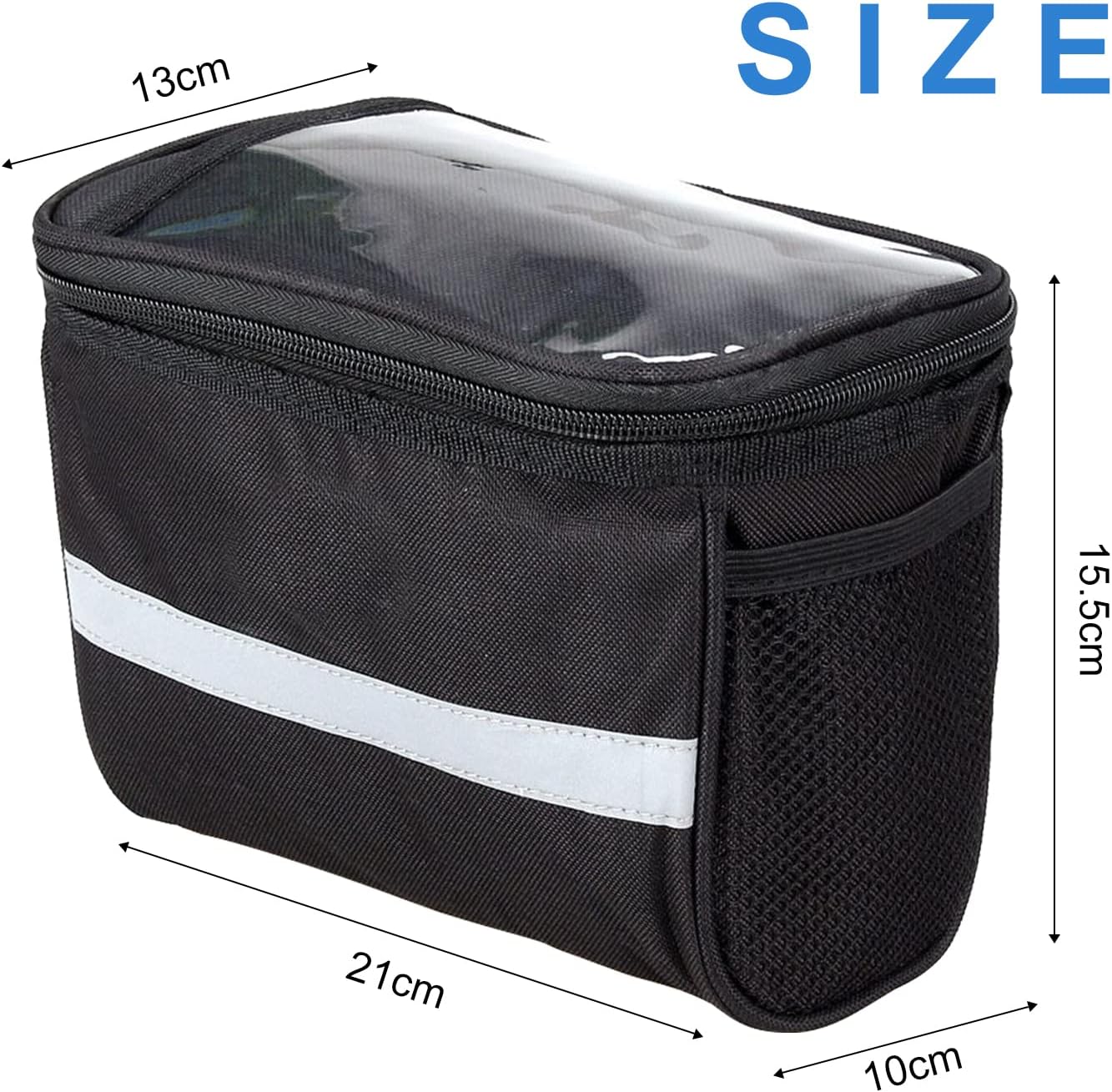 1 Pack Bicycle Organiser Bag, Handlebar Bag, Handlebar Adapter ...