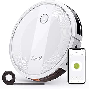 Amazon | KYVOL キーボル E20 ロボット掃除機 2500Pa 強力吸引 超薄 畳 静音 自動充電 Alexa WiFi 落下防止 衝突防止 150分間連続稼働 タイマー機能 お ...