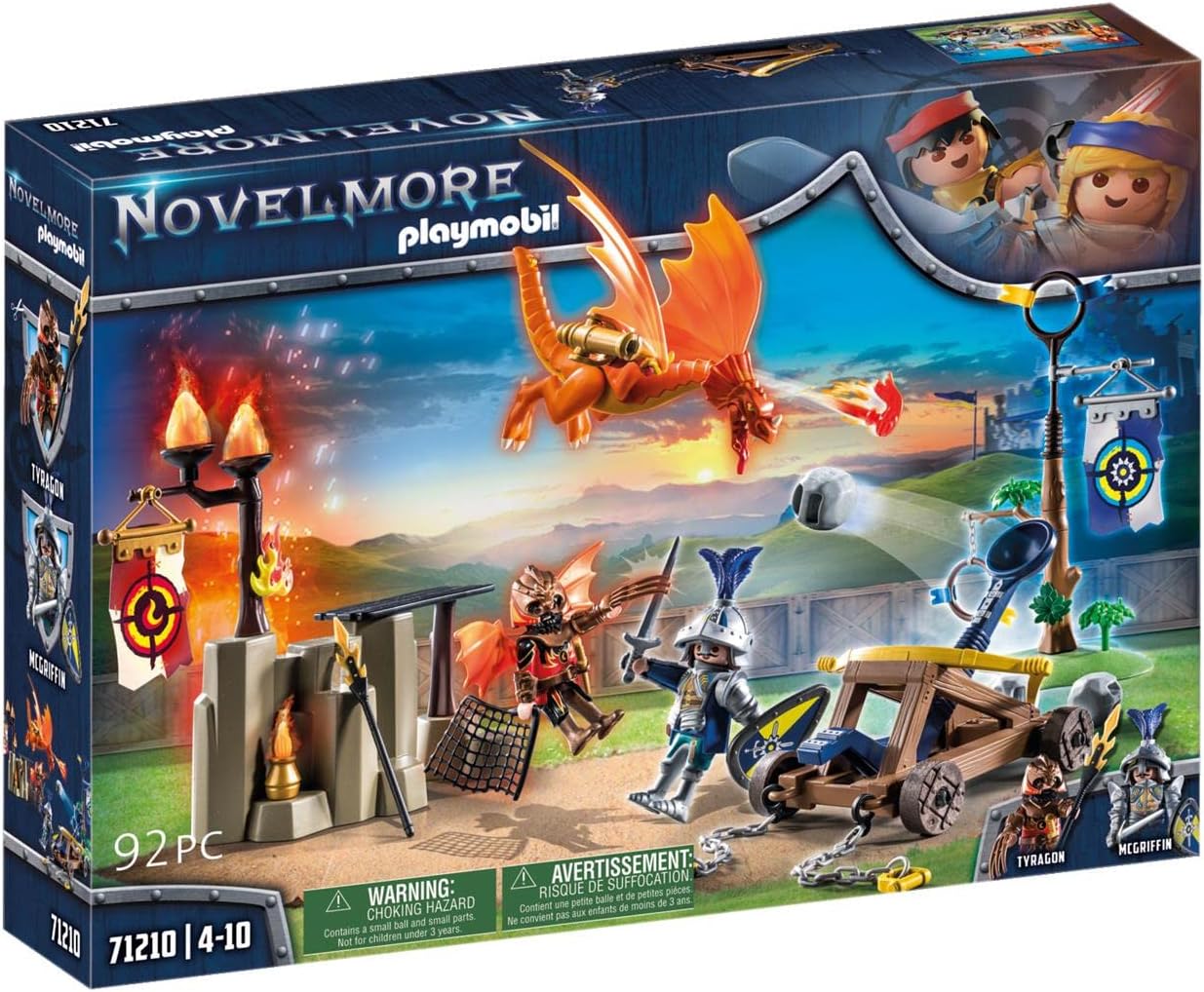Amazon.com: Playmobil Novelmore vs. Burnham Raiders - Battle Arena ...
