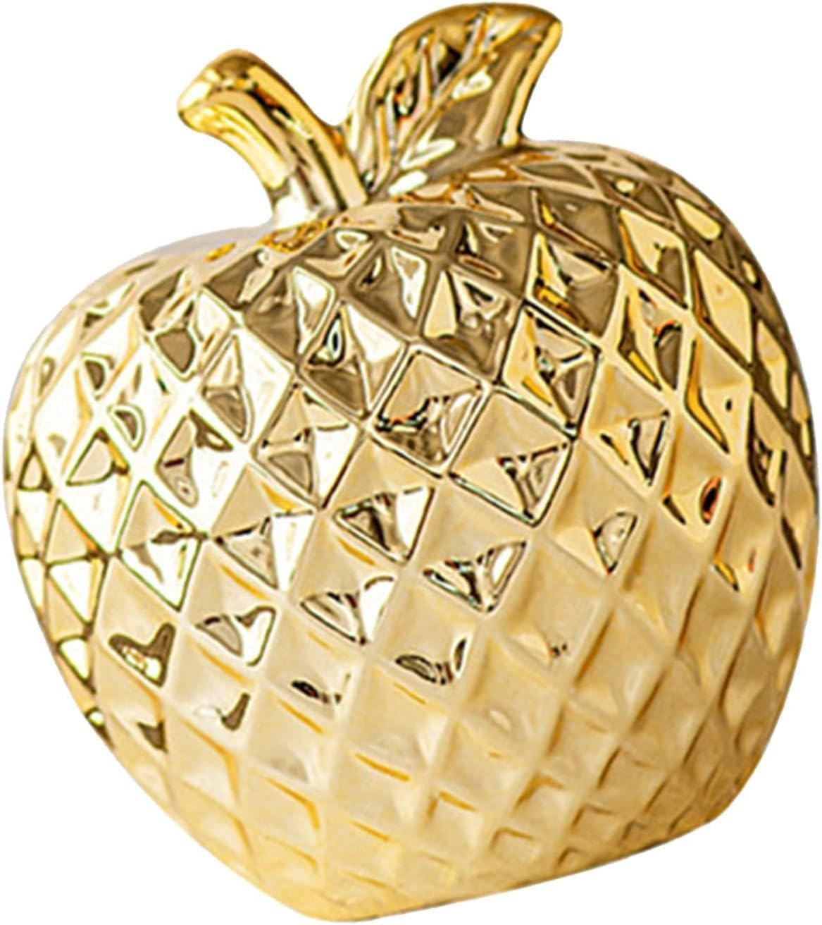 Amazon.com: Ceramic Apple Statue Apples Figurines Modern Apples ...