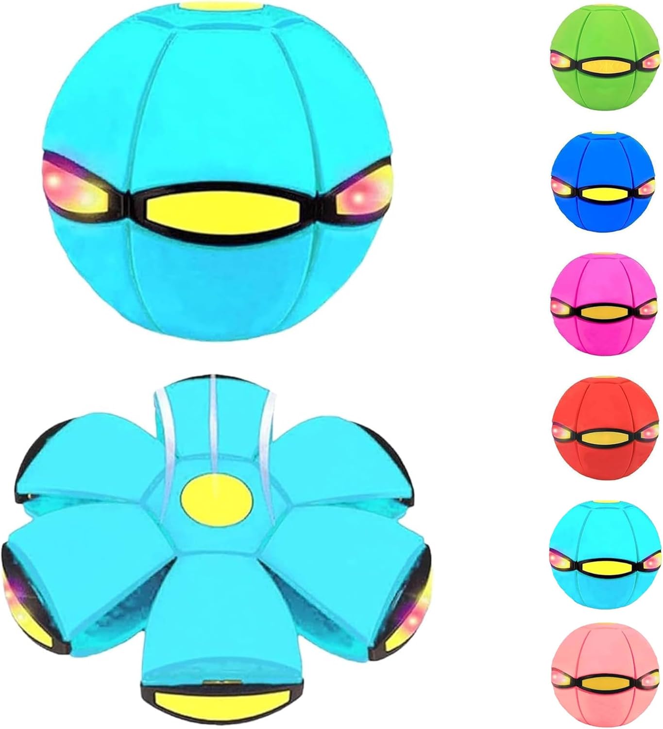 Amazon.com: ZSJGGBOY Magic Ball, Magic Bouncing Ball with 6 Light, Dual ...