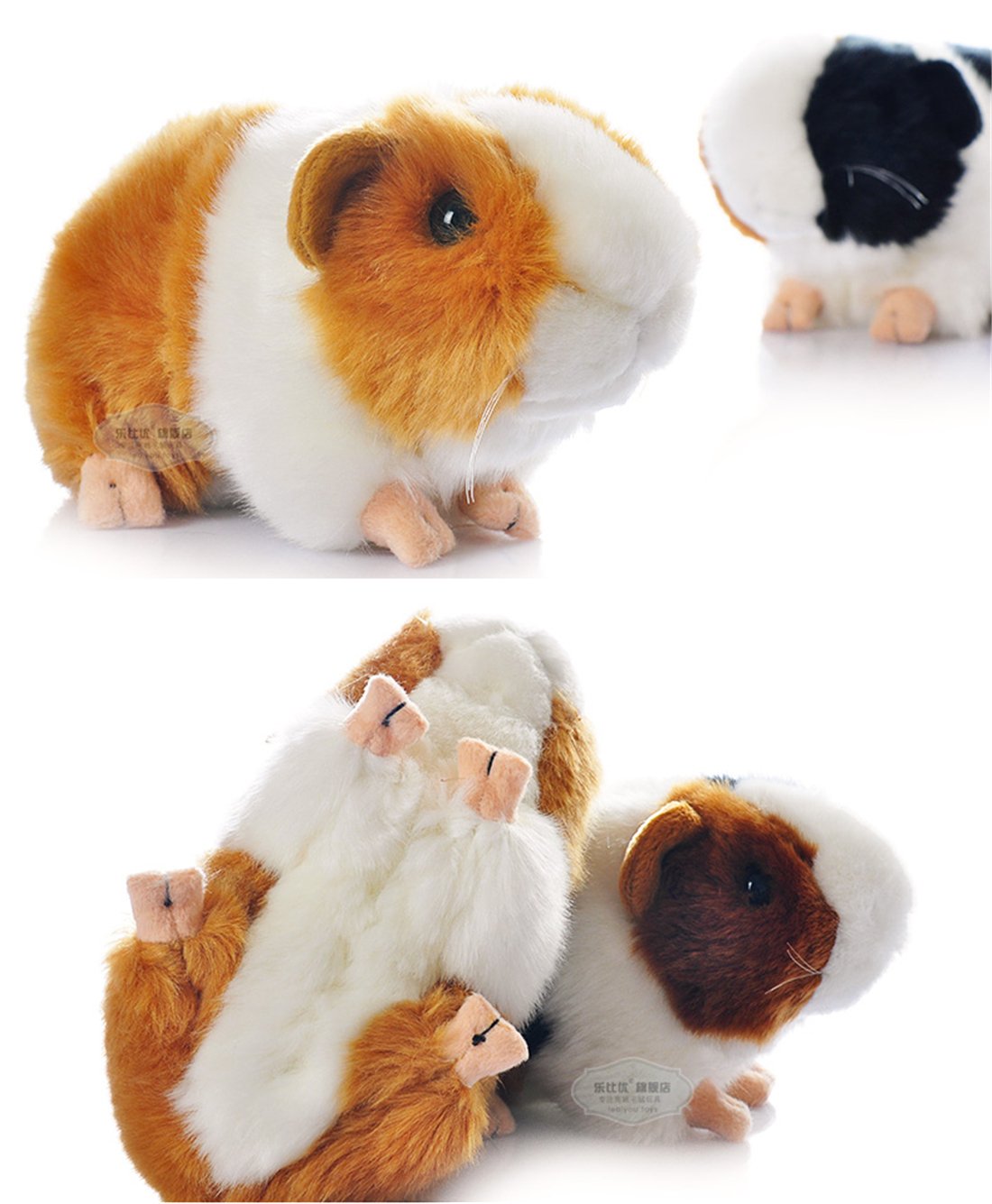 Realistic guinea pig Plushie Soft Sculpture pig cute guinea pig ...