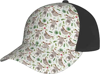 VOSERY Baseball Cap Women Men - Cute Sloth Adjustable Baseball Hat Dad ...