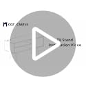Amazon.com: Cozy Castle TV Stand for 48-55 Inch TV, Mid Century Modern ...