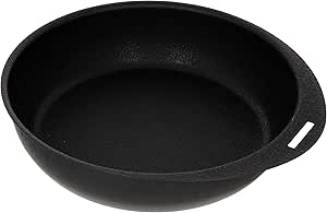 Amazon｜髙儀(Takagi) 日本製 高儀 TAKAGI 取っ手が外せる グリルパン 丸型 20cm 黒 鉄製 ファイバーライン加工 IH・ガス・オーブン対応 キャンプ アウトドア 家庭 ...