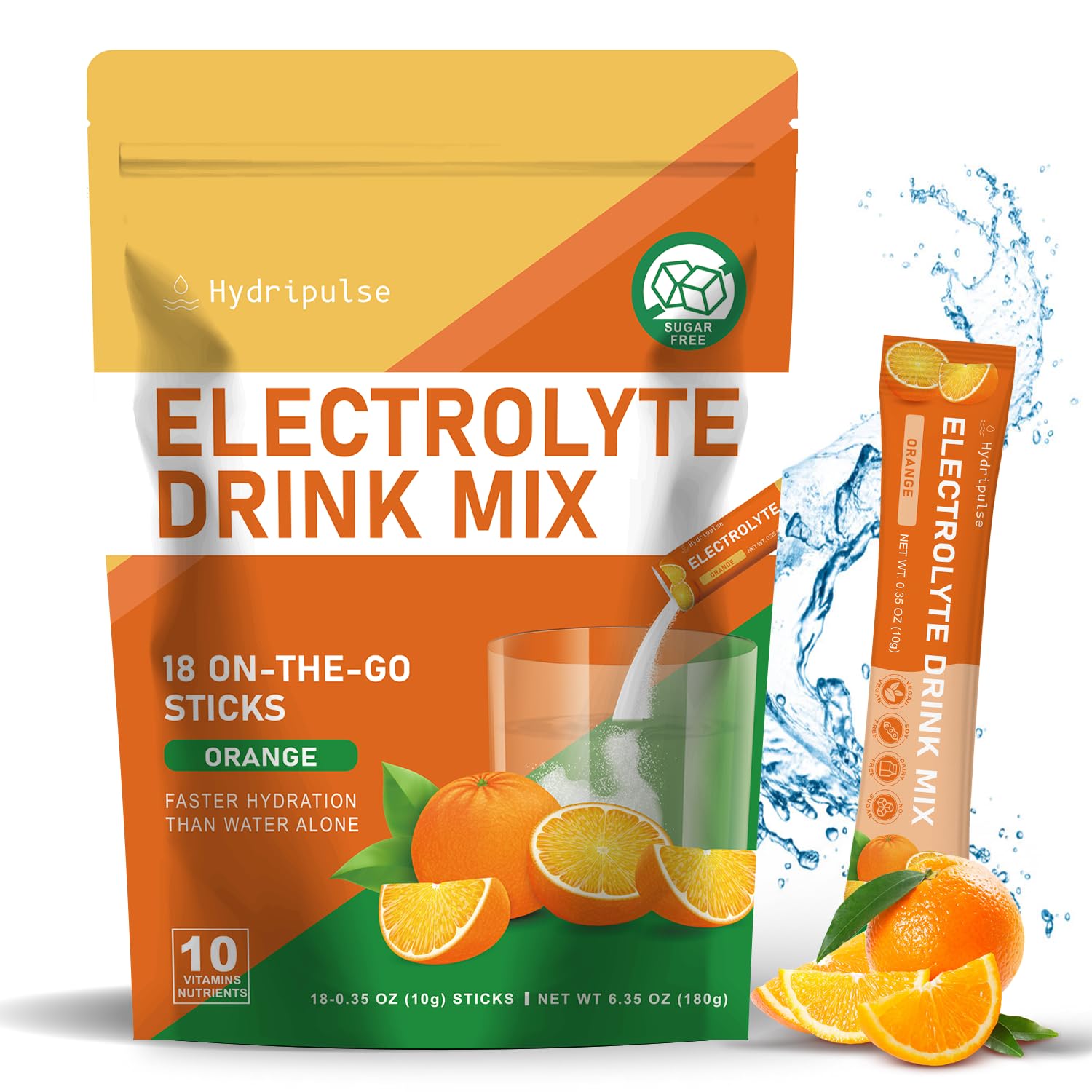 Amazon.com: HydriPulse Electrolytes Powder Packets - Sugar Free ...