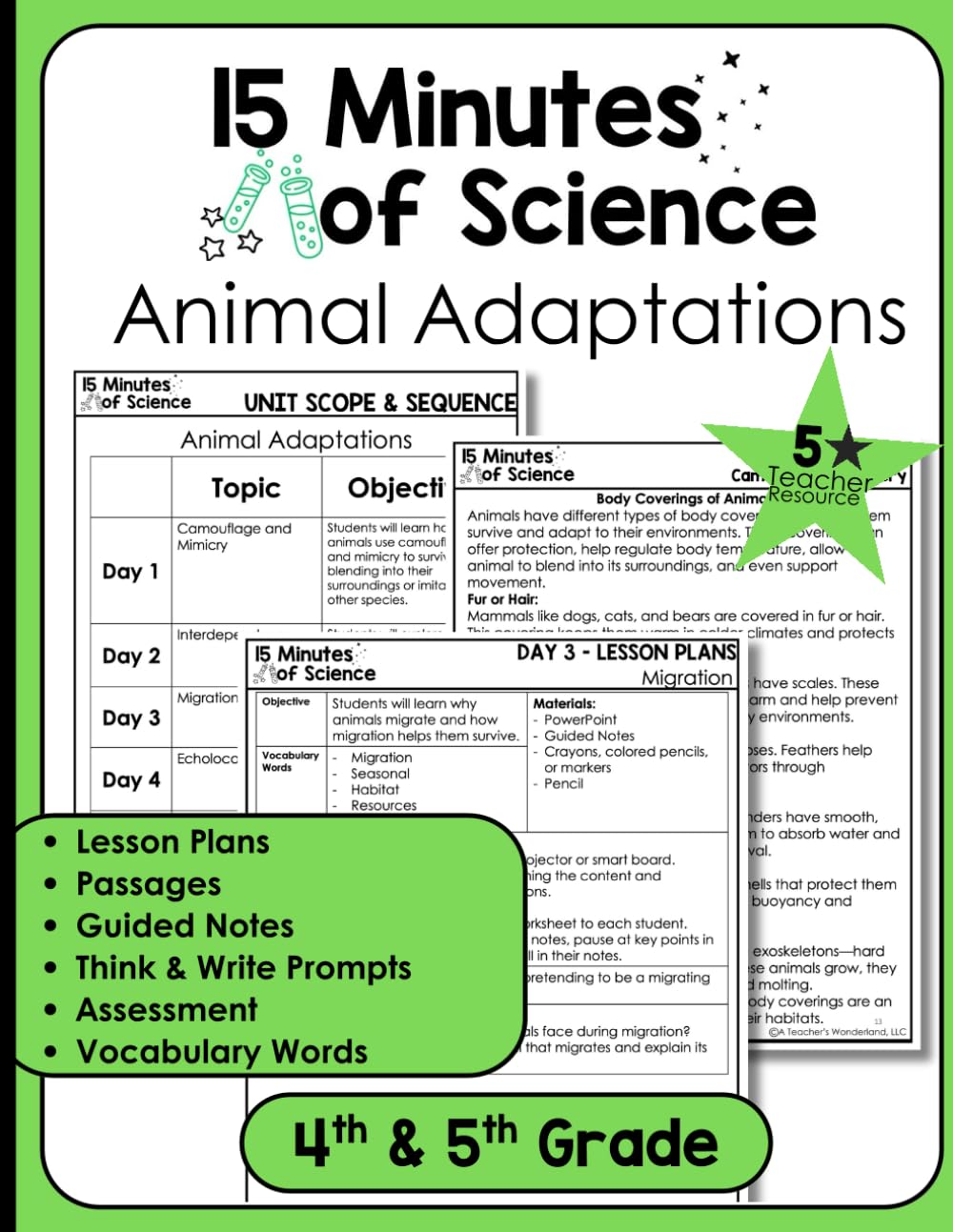 Amazon.com: Animal Adaptations Interactive Workbook for Kids: Science ...